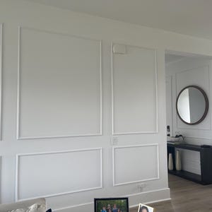 Wall Molding Package Ready to Assemble, Pre-cut Factory Primed, Nested ...