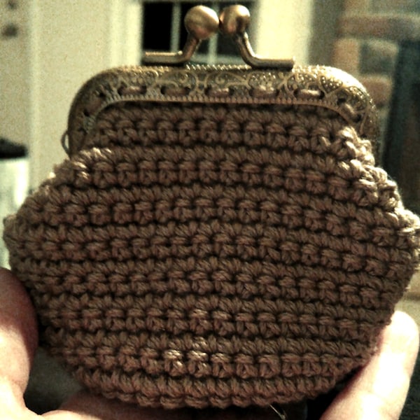 Penny Pocket Coin Purse Crochet Pattern, Digital Download Crochet Purse ...