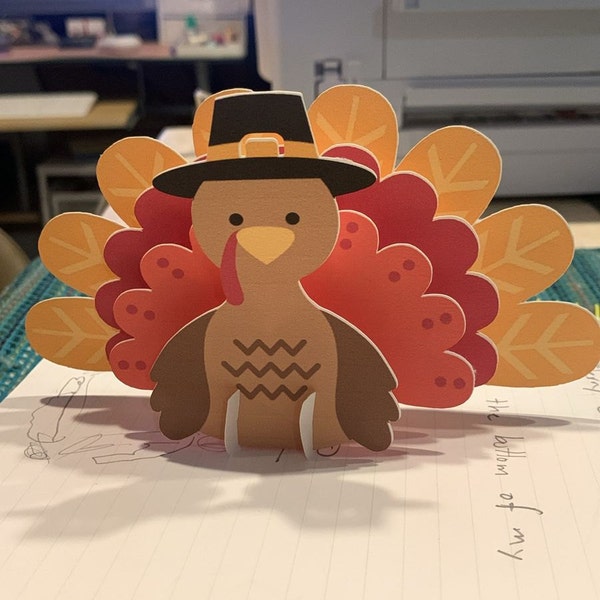 3D Turkey Centerpiece, Thanksgiving Turkey Centerpiece Table Decor ...