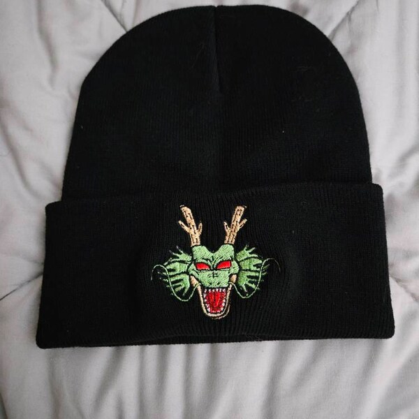 Ghost Type 90s Anime Embroidered Beanie - Etsy