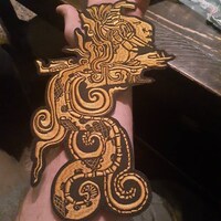 Large 8.5 Ollin Patch Olin Aztec Day Sign for Movement - Etsy Canada