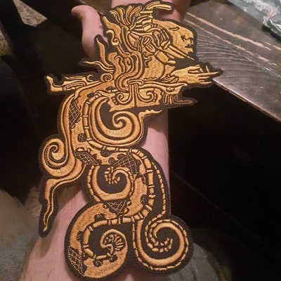 Large Mayan Calendar Back Patch 9.5in. Color Iron on Patches - Etsy