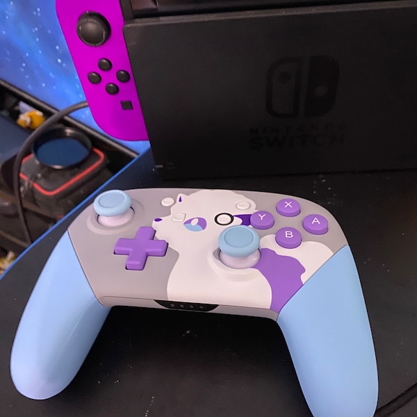 Custom Shiny Alolan Vulpix Themed Nintendo Switch Pro Controller - Etsy