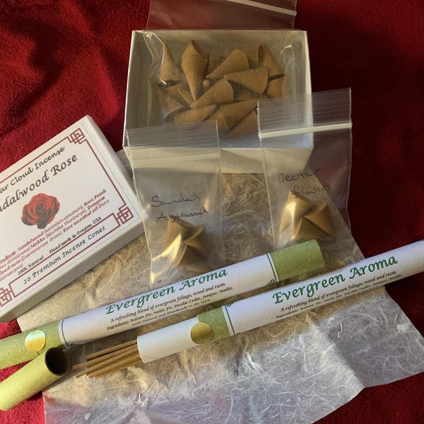 Burmese Red Sandalwood Powder: Natural Incense Base - Etsy