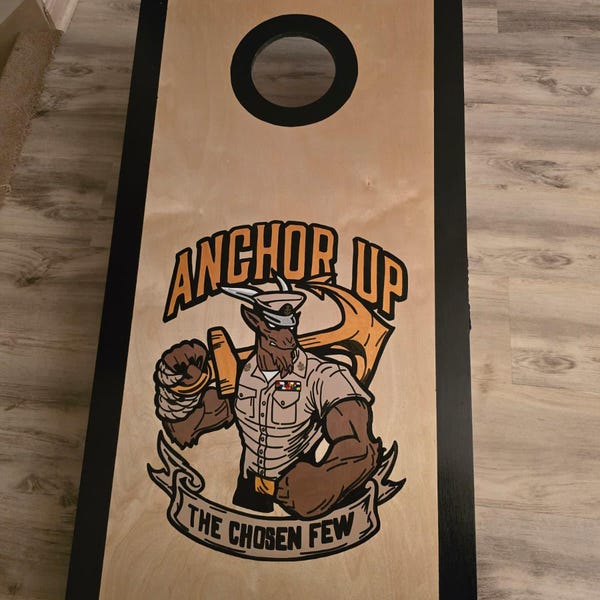 Custom Cornhole Boards - Company Logo - Cornhole Set With Bags ...