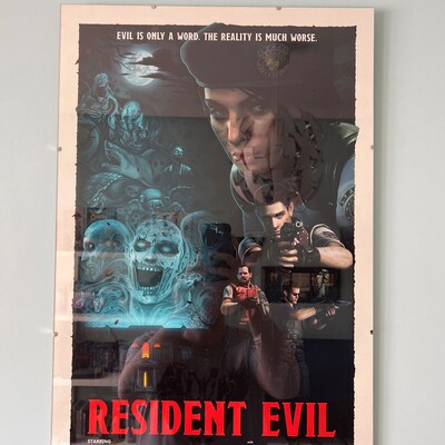 RESIDENT EVIL 2 REMAKE Game Poster Game Art Horror Game - Etsy Australia