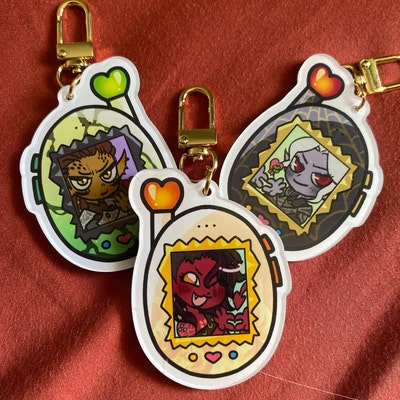 Baldurs Gate 3 BG3 Acrylic Gachapon Keychain Minthara Astarion Wyll ...