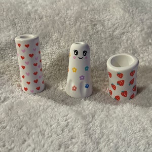 Kawaii Tiny Vase / Desk Decor Mini Vase / Tiny Vase / Room Cute Decor ...