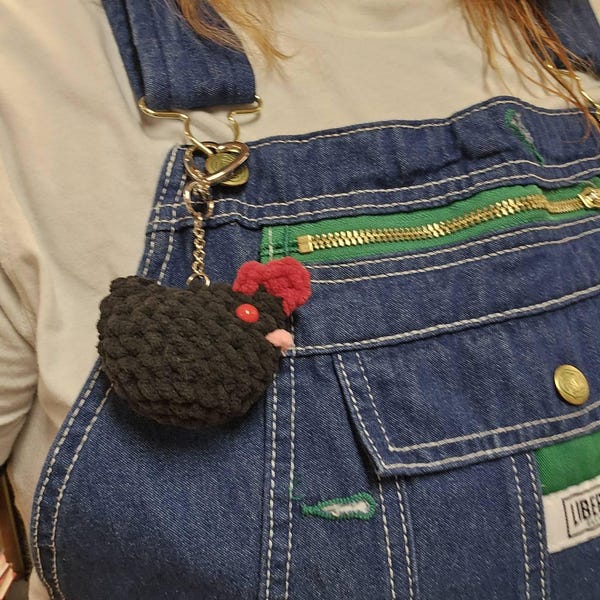 Stardew Valley Chickens Key Chains, Five Colors, Amigurumi, Crochet - Etsy