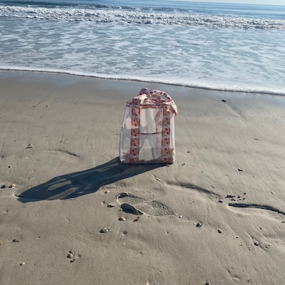Seashell Shelling Bag Beach Bag With Shells of Southwest Florida Gulf ...