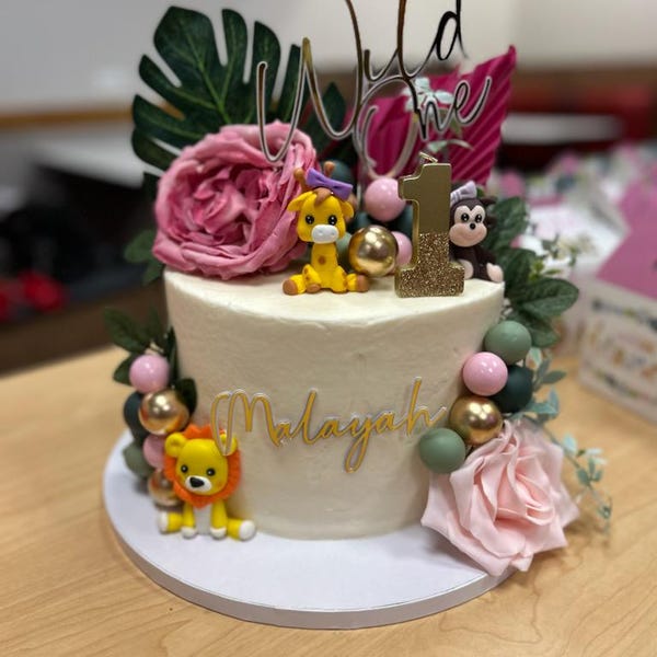Art Cake Topper, Artist Cake Topper, Personalised Cake Decorations ...