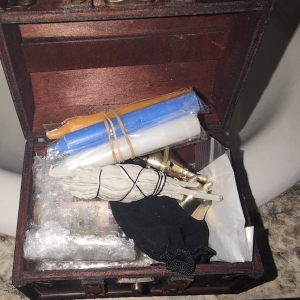 Witchcraft Kit, Apothecary Kit Box With Wiccan Supplies, Witch Supplies ...