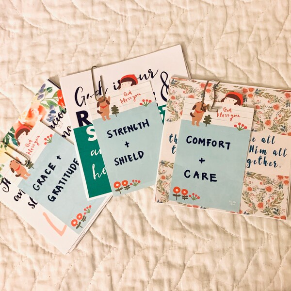 Bible Verse Cards, Scripture Cards, Bundle #1, Set of 32 Scripture ...