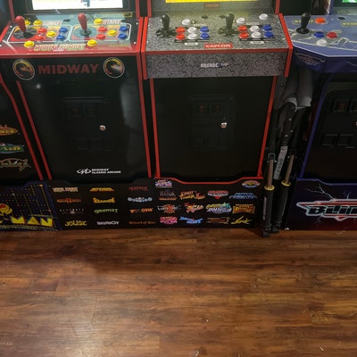 Capcom Final Fight Arcade Marquee for Reproduction Header/backlit Sign ...