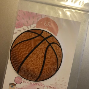 Basketball Vinyl Sticker WATERPROOF, Hoops Sticker, Baller, Dunk, Jump ...
