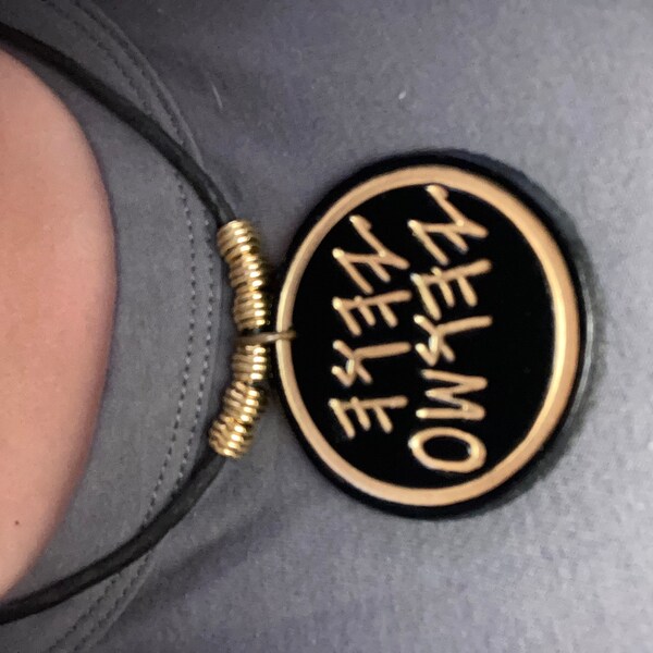 Leather Necklace PALEO HEBREW Name Father and Son YHWH Yahusha ...