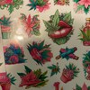 100 MINI Weather/fade Resistant Random Retro Valentines Day Sticker ...