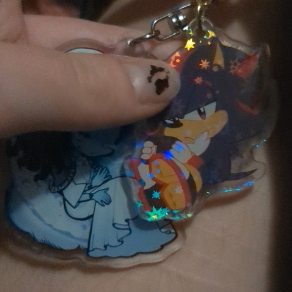 Cute Chibi Sonic Charms - Favorite Foods - Team Dark Keychains - Etsy