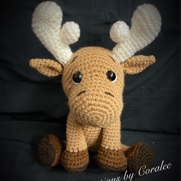 Moose, Moose Crochet Pattern, Crochet Moose, Crochet Pattern, Amigurumi ...