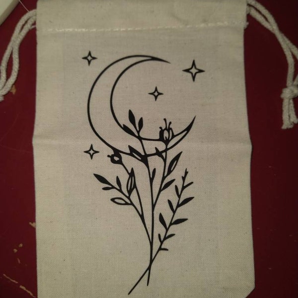 Crystal Bag | Tarot Bag | Oracle | Canvas | Herb | Runes | Pendulum ...