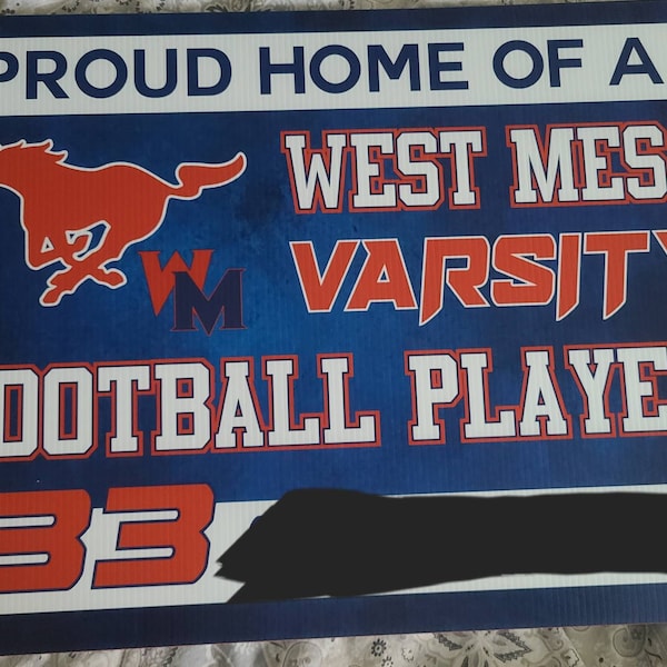 Customizable Sports Yard Sign - Minimum 12 Pieces - Etsy