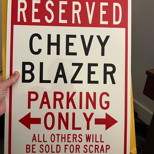 Tempest Parking Sign, Tempest Signs, Pontiac Tempest, Tempest Sign ...