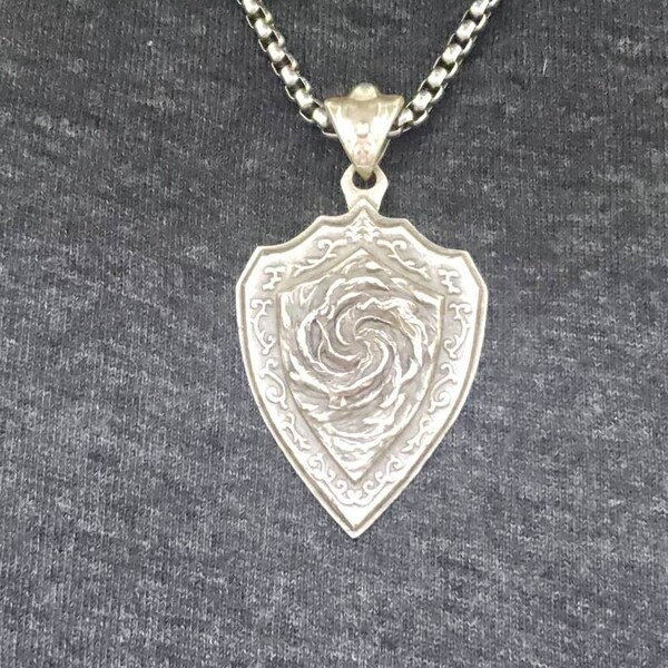 Monothic Battlescar Cross Shield - Sterling Silver - Etsy