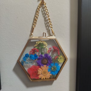 Pressed Flower Flower Wall Decor Hanging Frame Flower Frame Flower ...