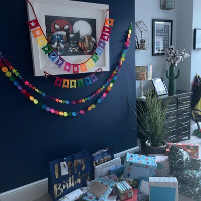 Happy Birthday Banner Bundle Incl. Happy Birthday Bunting and 2 ...