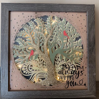 DIY Farm 3D Shadowbox SVG 3D Shadow Box Cricut Shadow Box Layered Paper ...