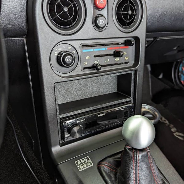 Mazda Miata NA Double Din Head Unit Bezel | 2DIN Radio Frame | MX5 ...