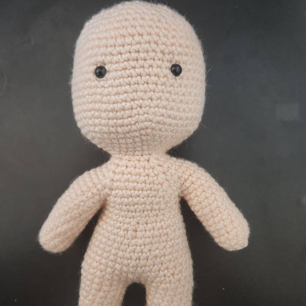 Chibi Doll Body Base Crochet Amigurumi Pattern - Etsy