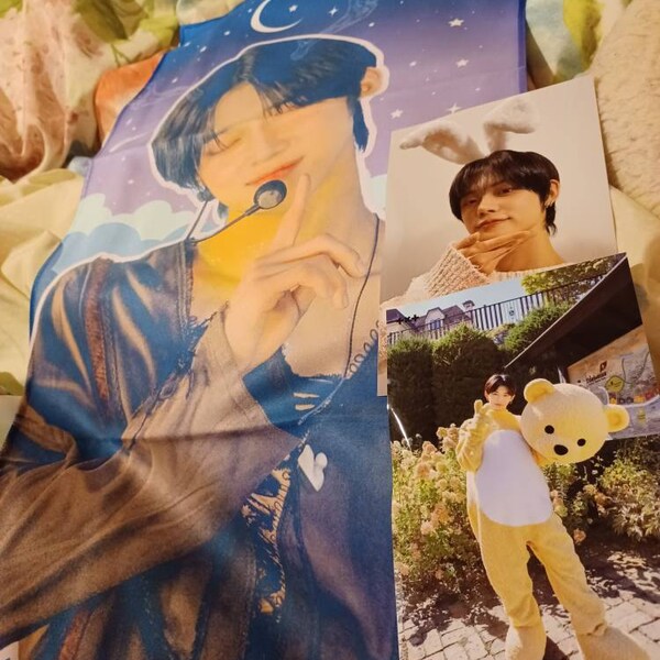 TXT Fabric Slogan Banner Cheering Kit - Etsy