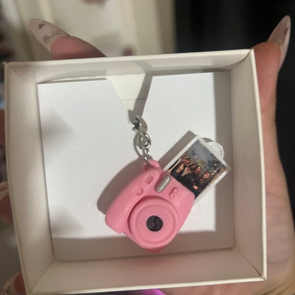 Mini Camera Keychain and Your Own Personalized Photo. Camera Keychain ...