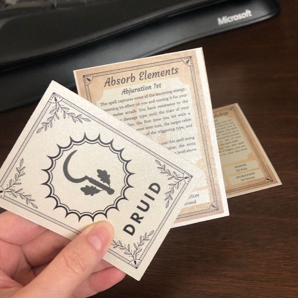 Wizard Ability Cards | Dnd Ability Cards | D&D Wizard | Dnd Spellbook ...