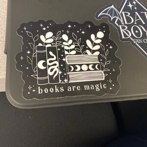 Books Are Magic Waterproof Sticker Bookish Laptop and Water Bottle ...