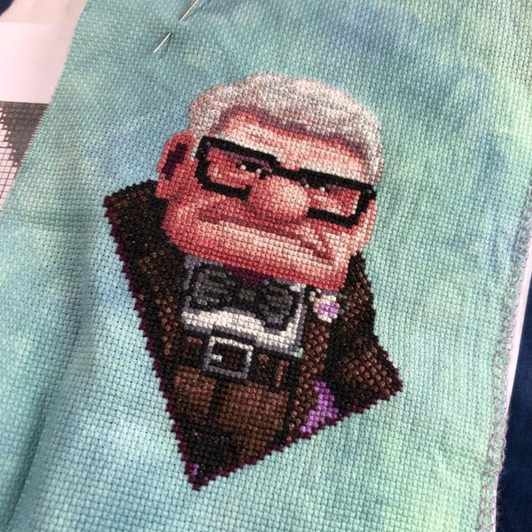 PDF Cross Stitch Pattern - 0075.carl (up) - INSTANT DOWNLOAD - Etsy