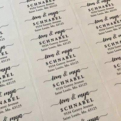 Wedding Labels, Return Labels, Custom Labels, Personalized Labels ...