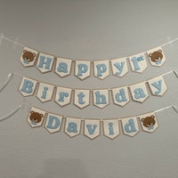 Gummy Bear Happy Birthday Banner Bear Banner Beary First Birthday Party ...