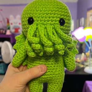 Cthulhu Crochet Pattern Mini Cthulhu Eldritch God - Etsy