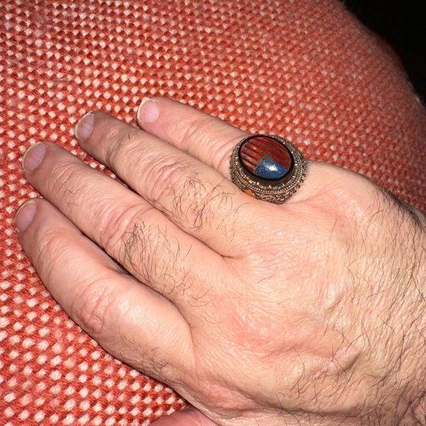 Silver Seal of Solomon Ring, Silver Handmade Ring, Solomon's Seal Ring ...