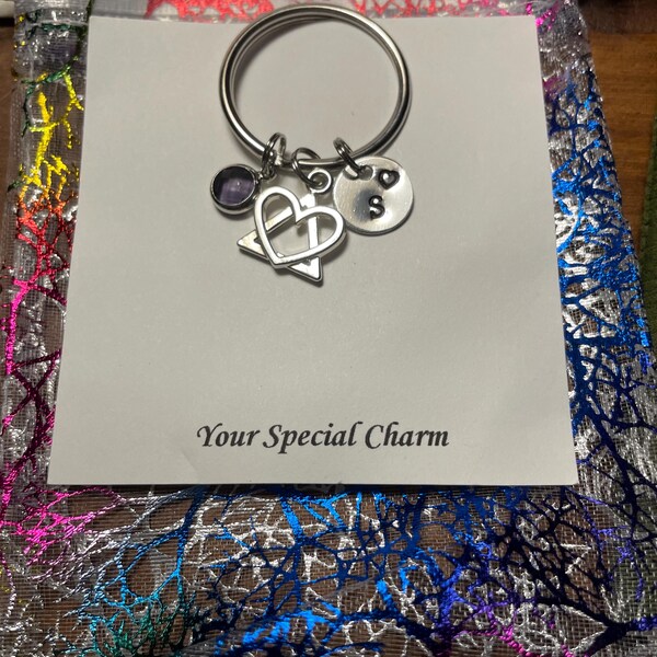 Personalized Adoption Keychain, Adoption Jewelry, Adoption Symbol ...