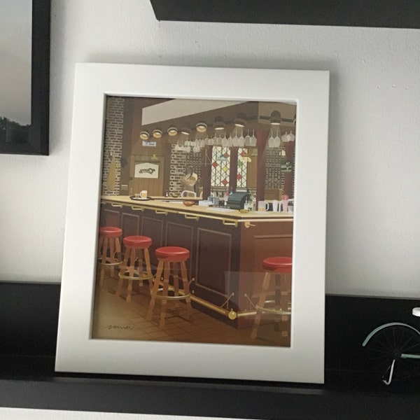 Cheers Bar Cheers, Cheers TV Show Art Print, TV Sitcom - Etsy UK