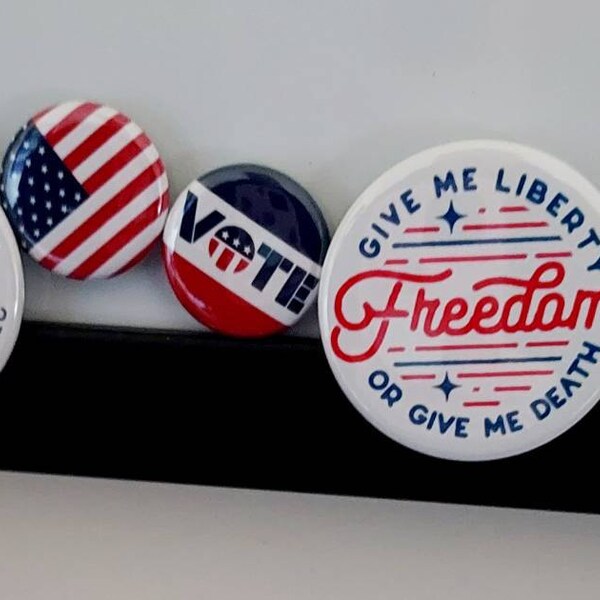 MAGA Pinback Buttons | USA Patriot Pins | Trump Saying Pin | Americana ...