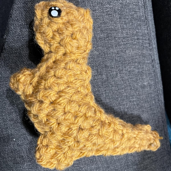 Dinosaur Chicken Nuggets Crochet Pattern: Food Amigurumi (PDF Pattern ...