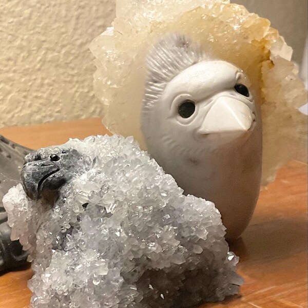 Natural Crystal Quartz Hand-carved Dragon Statue. Home Decoration ...