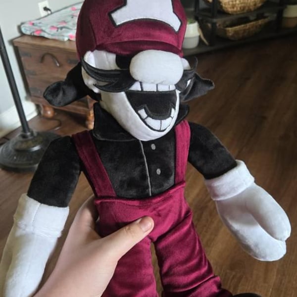 MX. Mario '85. FNF. Mario's Madness. Large Plush Toy. Size 19 Inch(50 ...