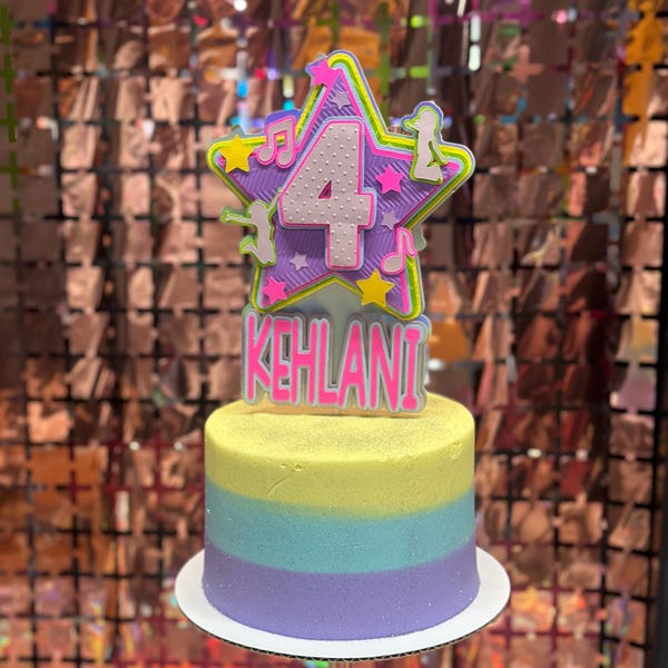 Shaker Cake Topper | Poke Mon Topper | Custom Topper | Birthday Topper ...