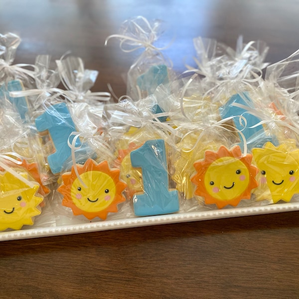 Sunshine Party Favors, Sunshine Cookies, Smiley Face Sun Cookies ...