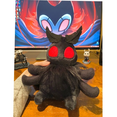 Moth Plush Black and Red made to Order - Etsy